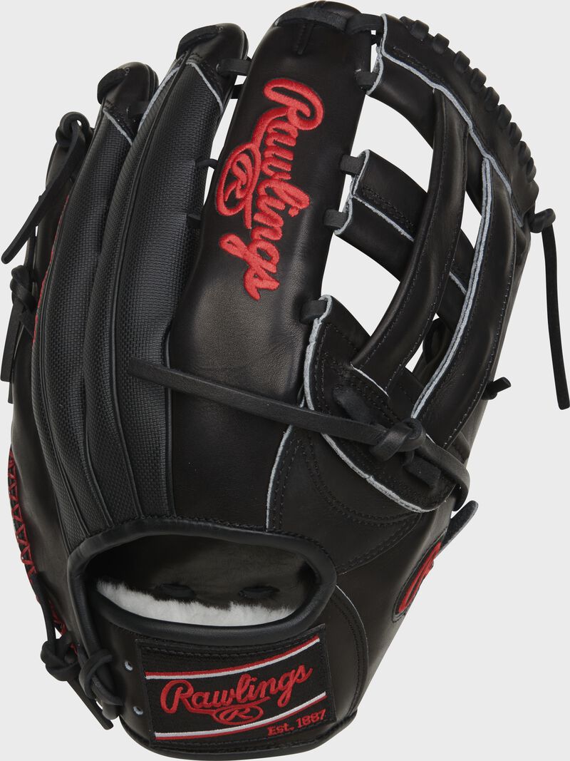 Rawlings Pro Preferred Black 12.75″ LHT OF Glove Black/Red/Black ...